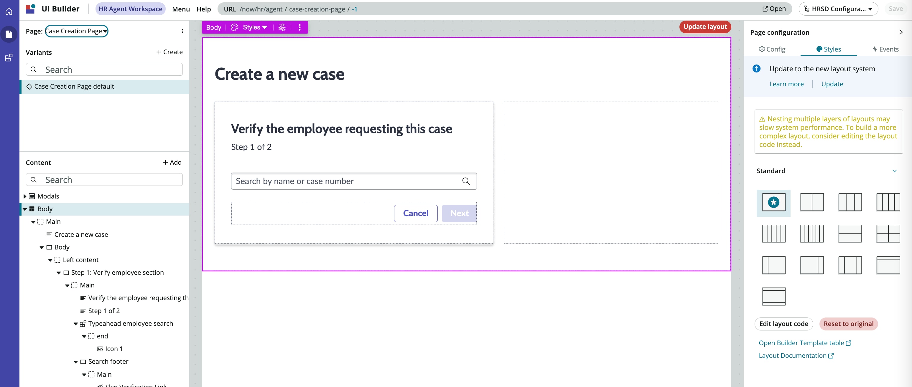 Creating An Hr Agent Configurable Workspace Servicenow Community